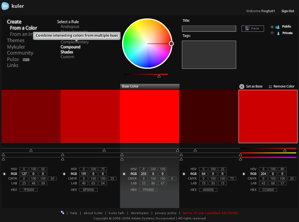Boltguns, Bashers and Brushes: More stuff for the Toolbag: Kuler