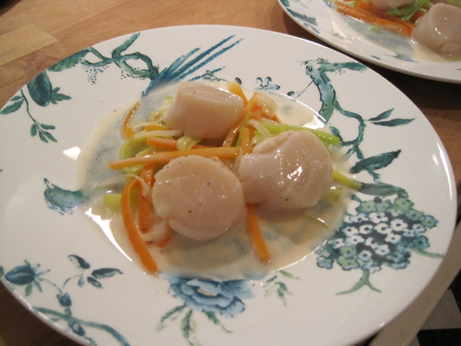 Koken als Caartje: St.-Jacobsschelpen met Noilly Prat