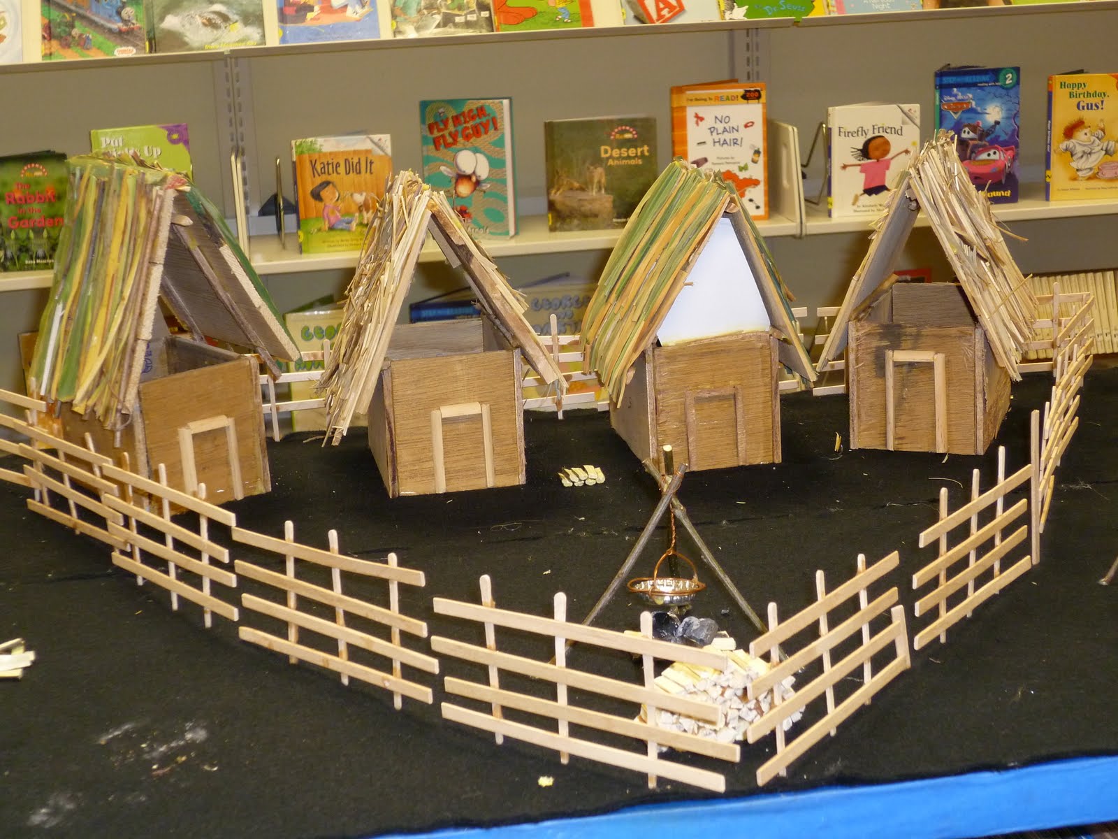 Simsbury Library Children's Room: St Mary's Students' Jamestown Projects