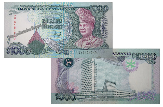 COLLECTORBOX - World banknotes and coins: Malaysian Banknote - RM1000 ...