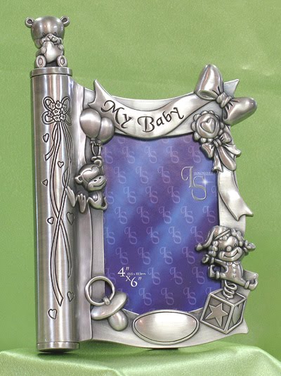 Craft Central: Pewter Baby Picture Frames