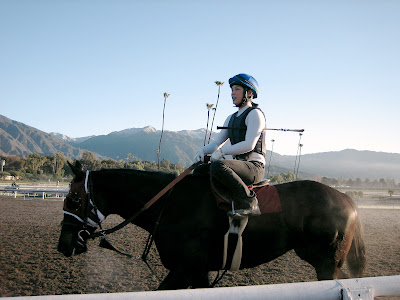 Mary Forney's Blog: Kayla Stra at Work, Santa Anita