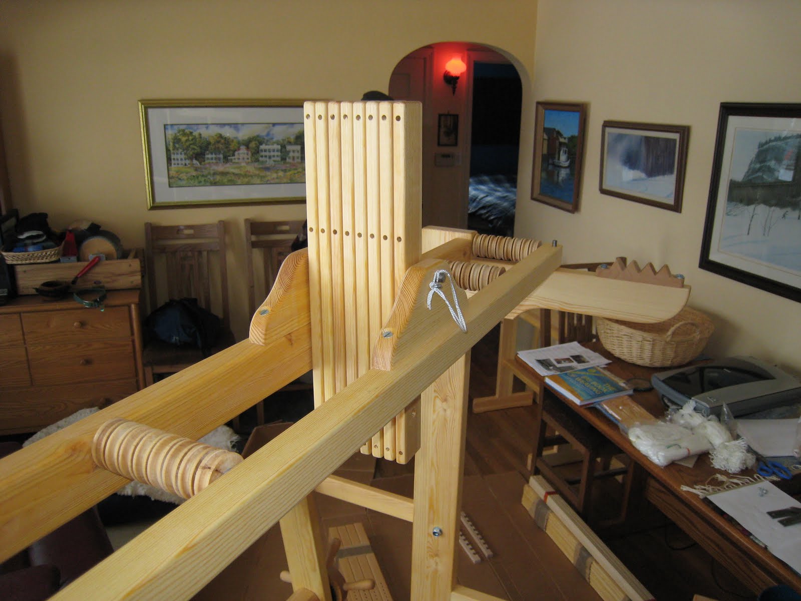 MadCityMike's Blog: "Assembly Begins on My Oxaback Lilla Floor Loom"