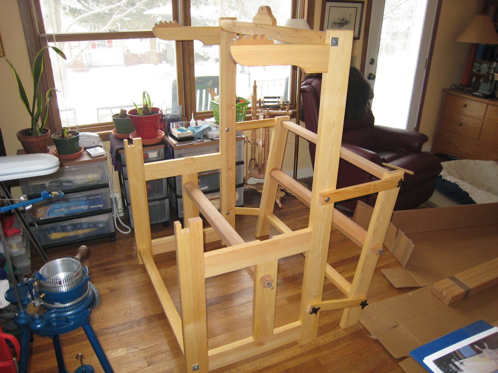 MadCityMike's Blog: "Assembly Begins on My Oxaback Lilla Floor Loom"