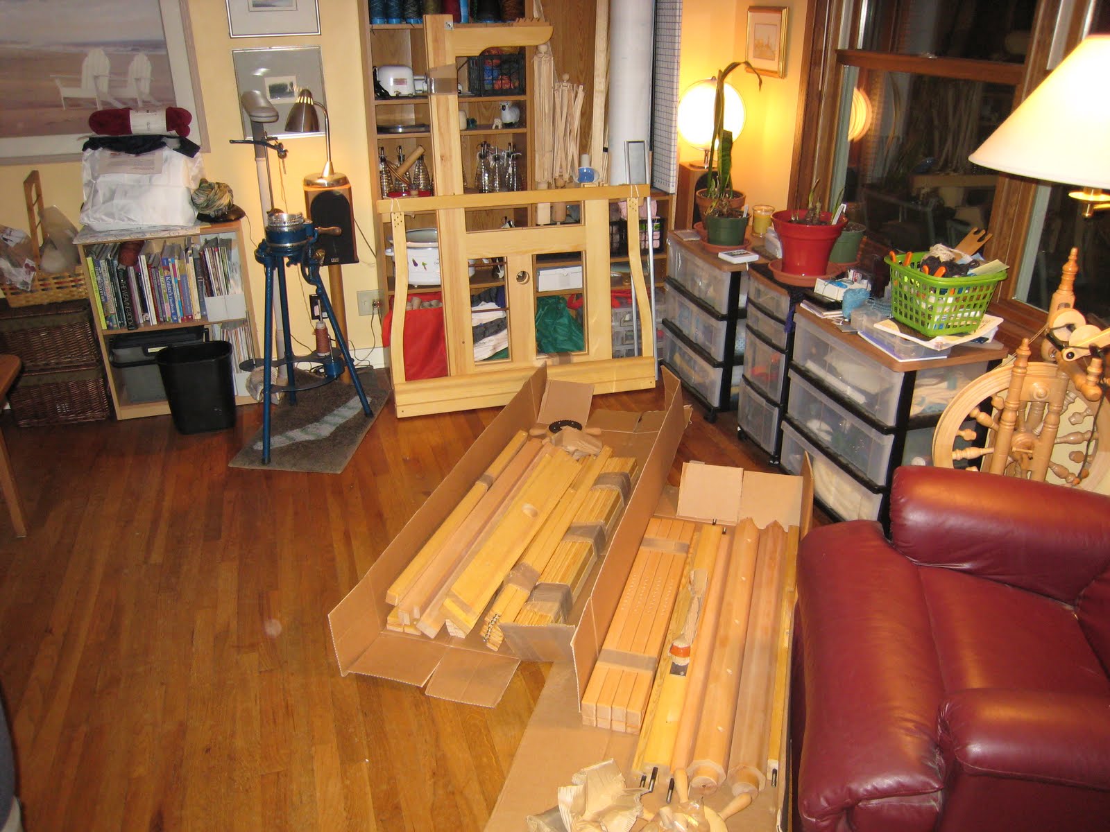 MadCityMike's Blog: "Assembly Begins on My Oxaback Lilla Floor Loom"