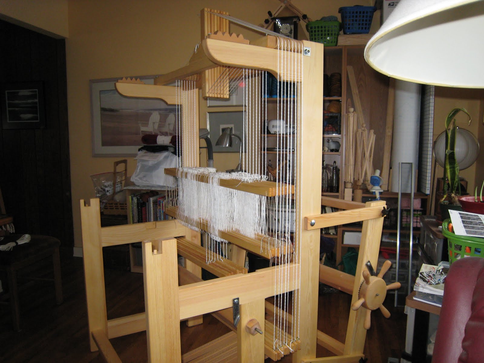 MadCityMike's Blog: "Day 2 of Assembling My Oxaback Lilla Floor Loom..."