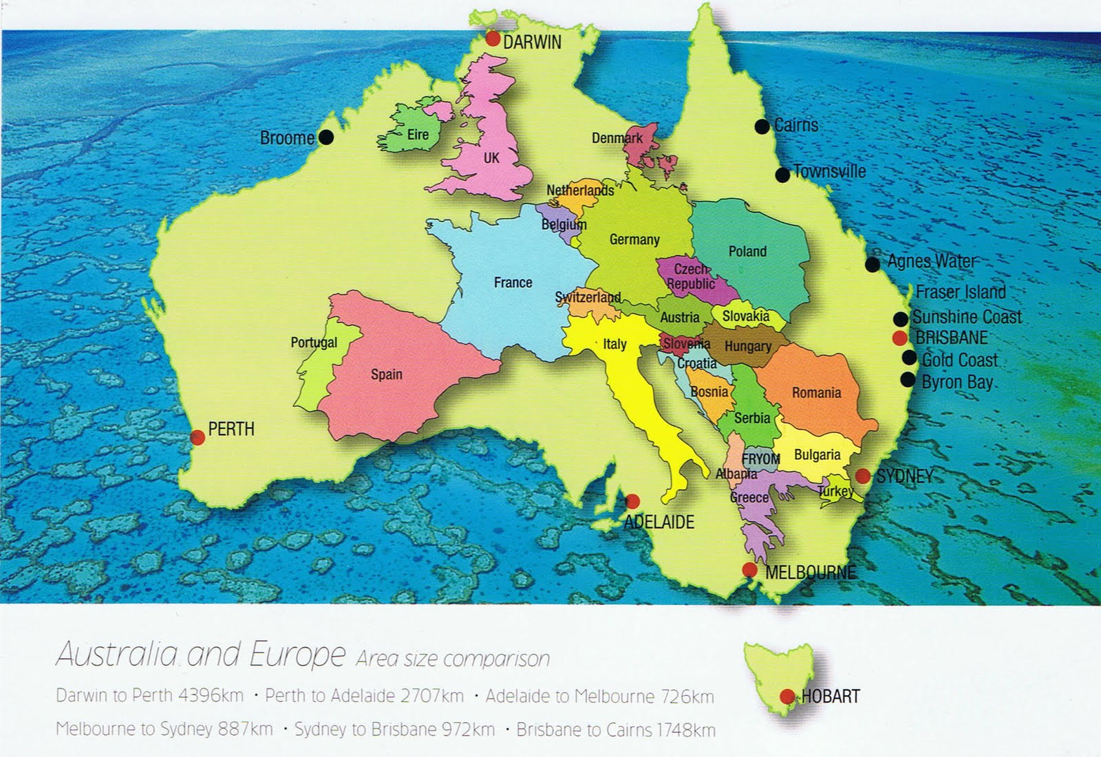 Zdobywam świat! - póki co pocztówkami :): [11] Australia a Europa
