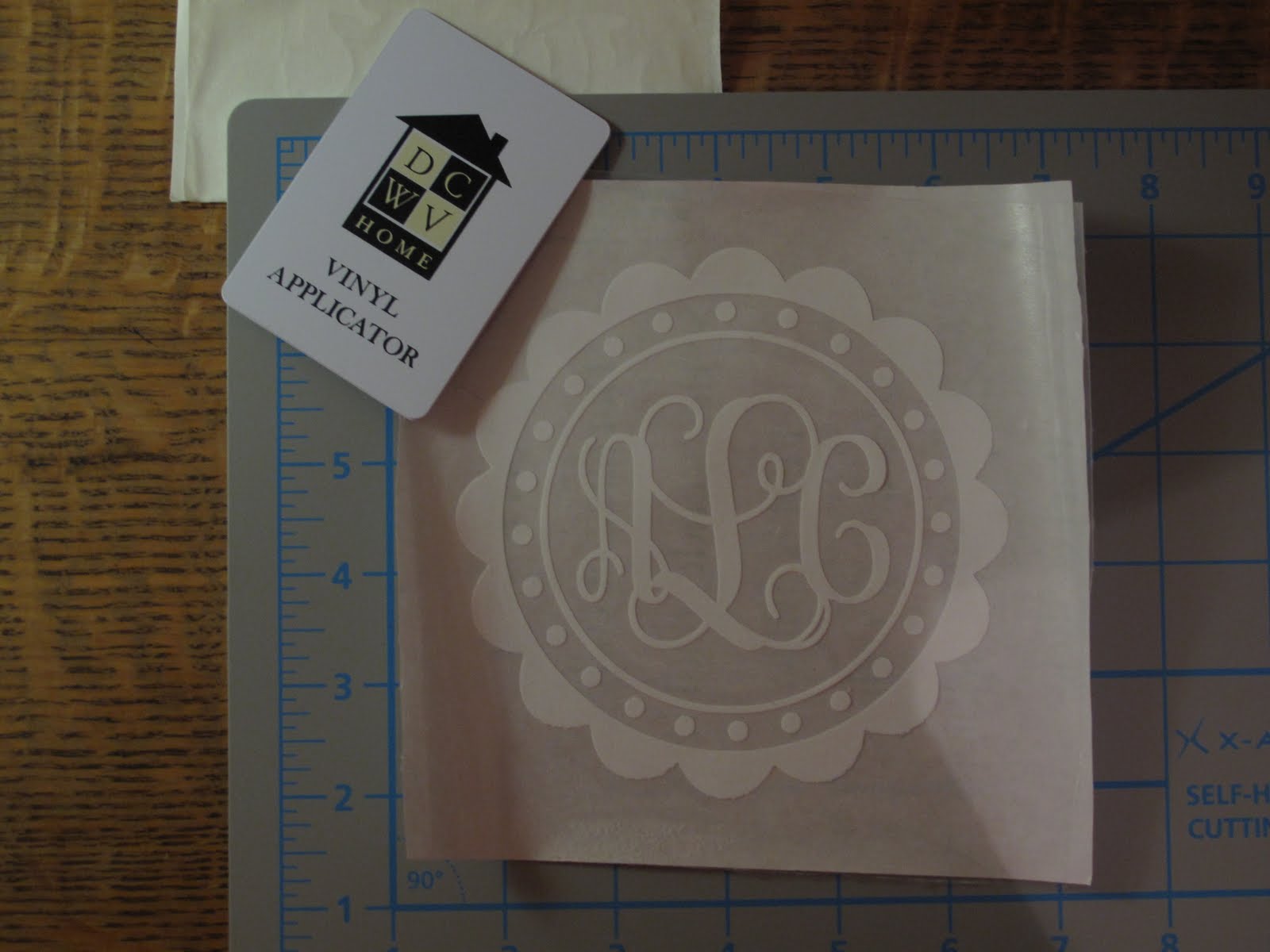 Hidden Treasure: Homemade Car Monogram