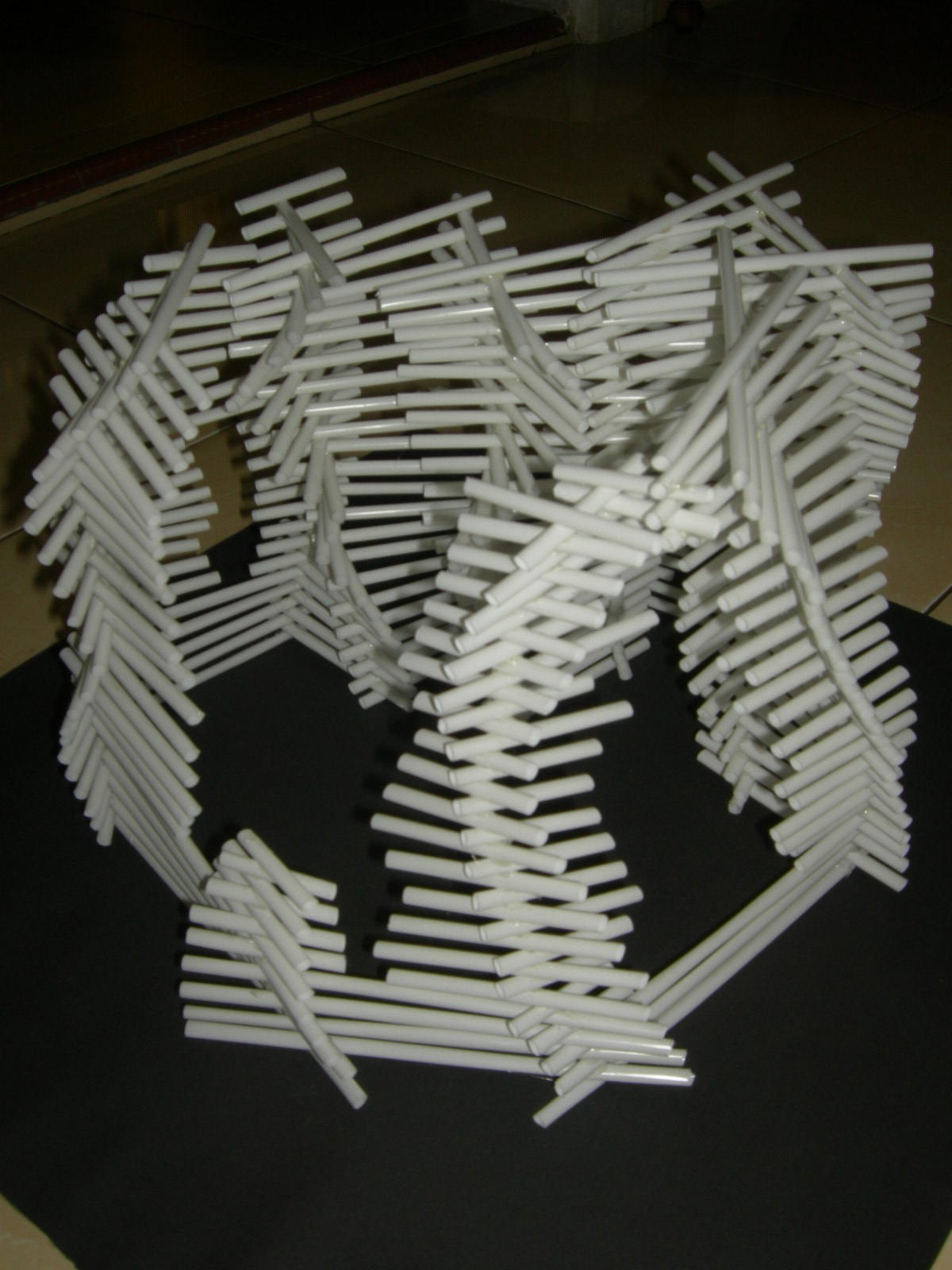 17+ Kerajinan Nirmana 3 Dimensi Dari Sedotan, Koleksi Spesial!