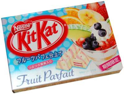 the kit kat palace: fruit parfait kit kat (Japan)