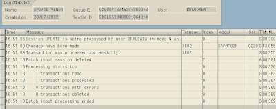 SAP e-mory: SAP Batch input session SM35