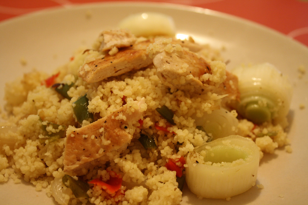 ¡COCINA CON ANY!: Cuscús con verduras y pollo a la soja