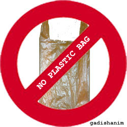 HANIM MAHALI: NO plastic bag please!