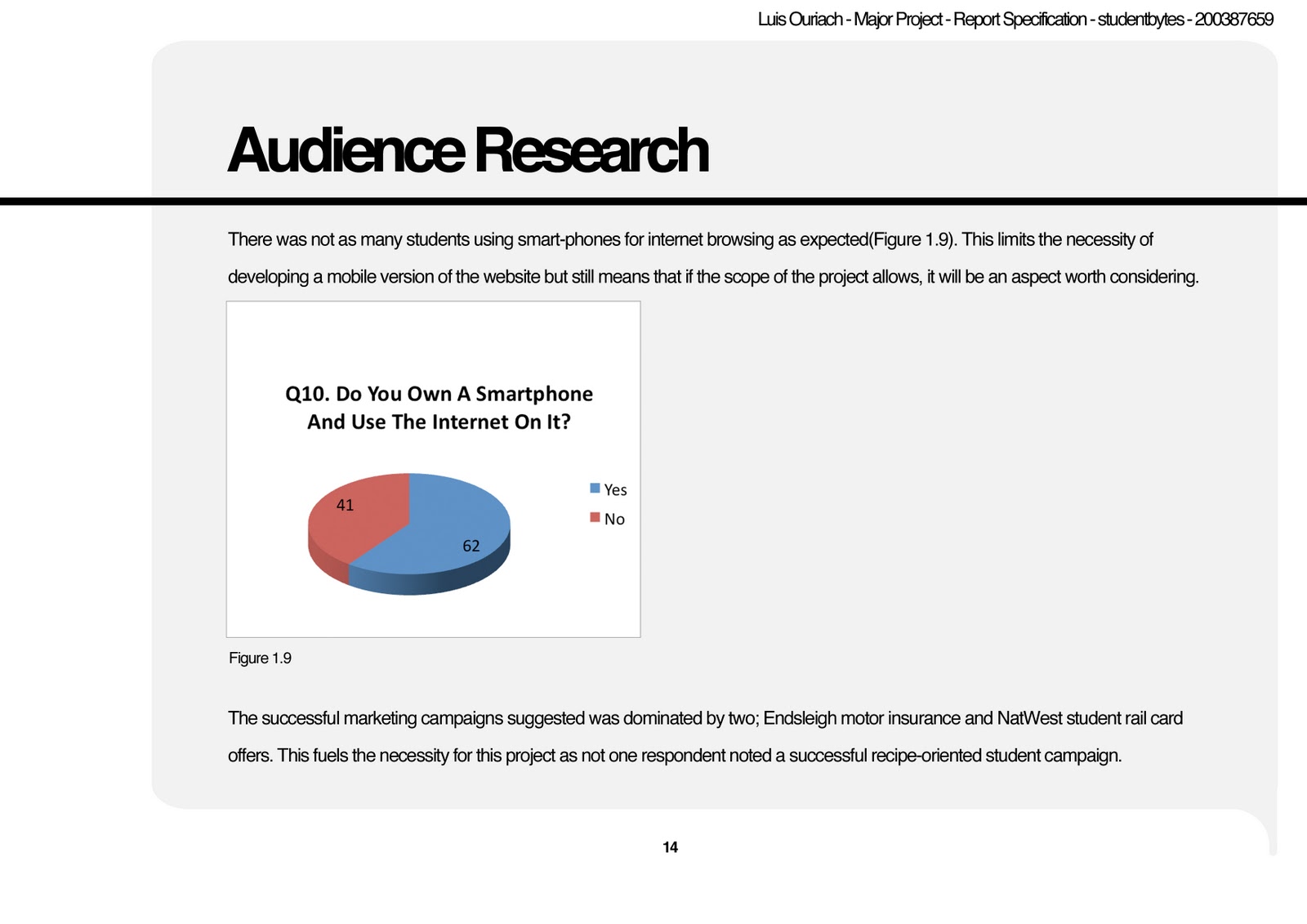Luis Ouriach - Final Year Project Planning