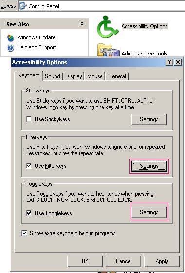 Tech Solution Point: Keyboard stops working after shift key held too long!