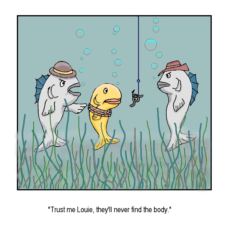 Mafia Fish - Drawing a Blank - Cartoon | The Kingdom of Ken