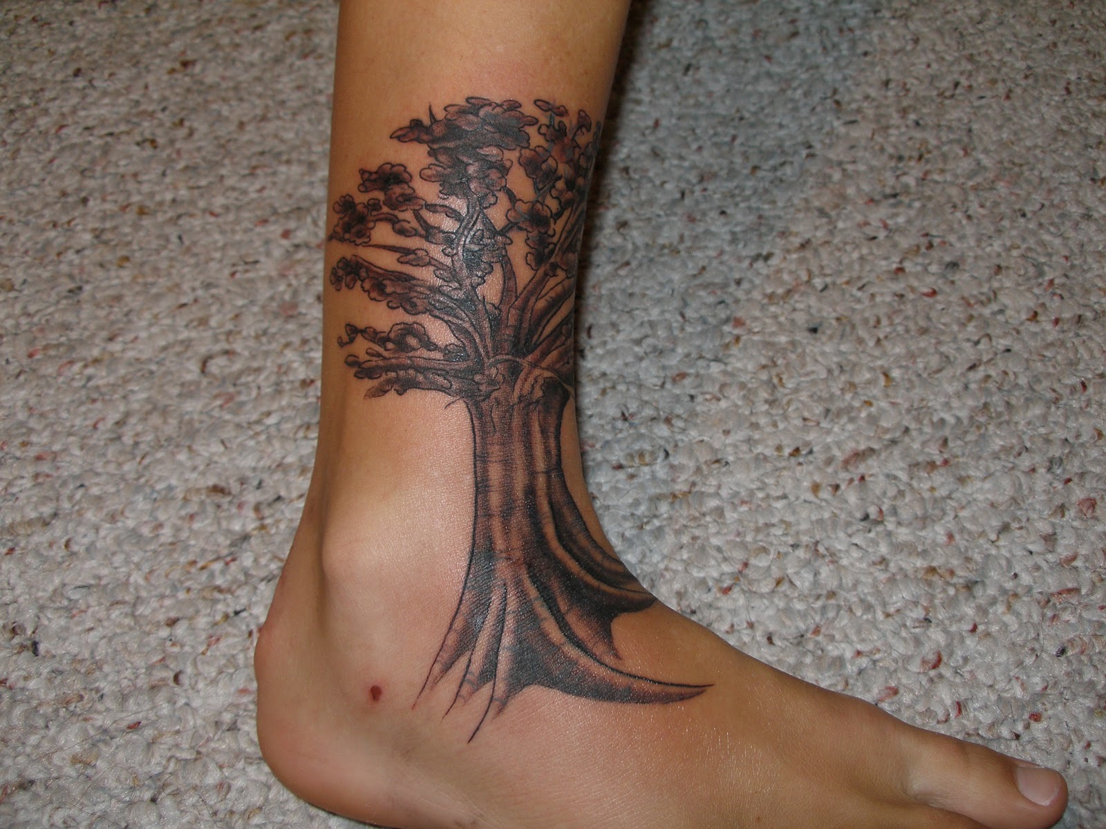 Roots Tattoo On Leg | Fresh Tattoo Ideas