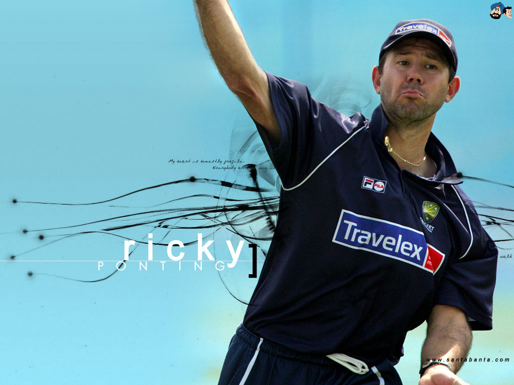 SPORTS GALLERY: Ricky Ponting Wallpapers