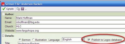 Biblical Studies and Technological Tools: Logos Sermon File Addin - Free