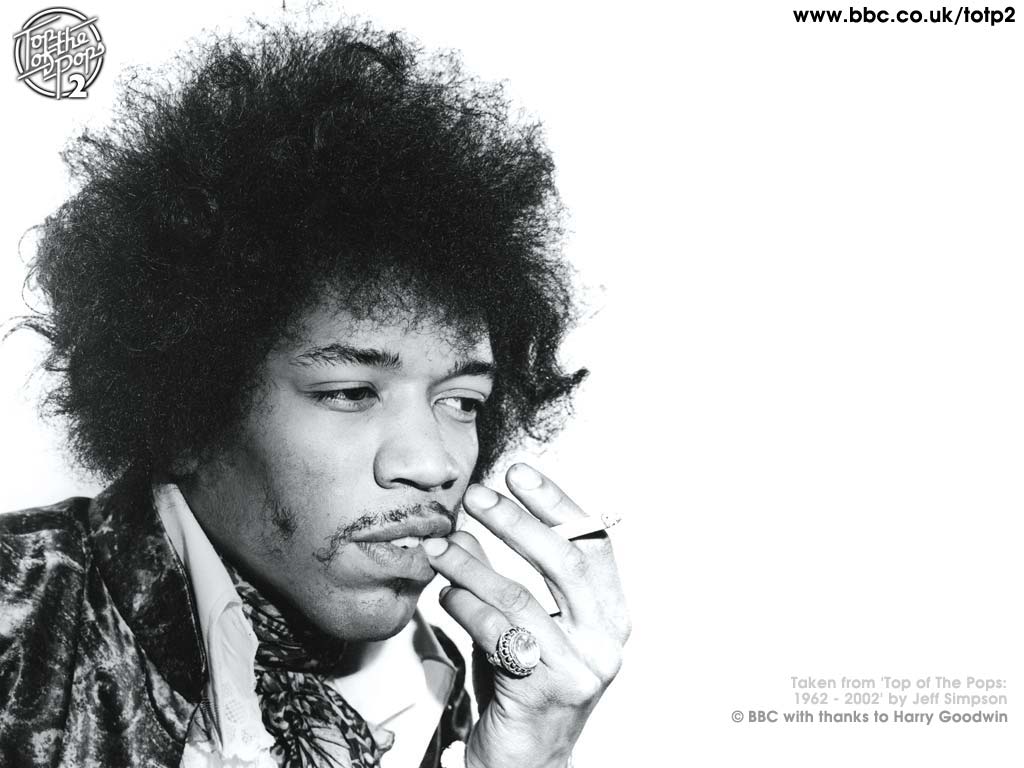 Eu em Peçonha: Jimi Hendrix (nascido Johnny Allen Hendrix, mais tarde ...