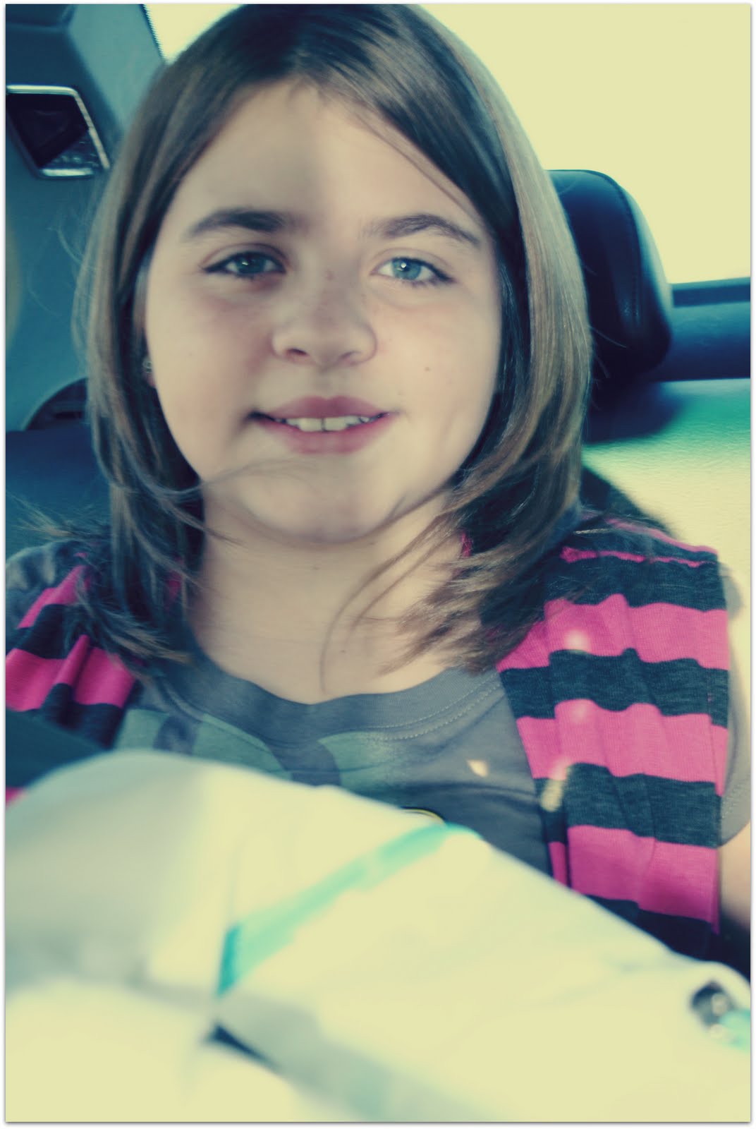 The Purple Door: Madi's first day of 7th grade...