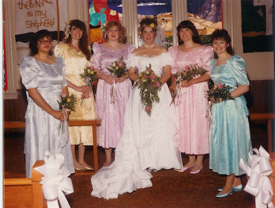 Kate's Tuesday Afternoon: Our Wedding 1990 Style!