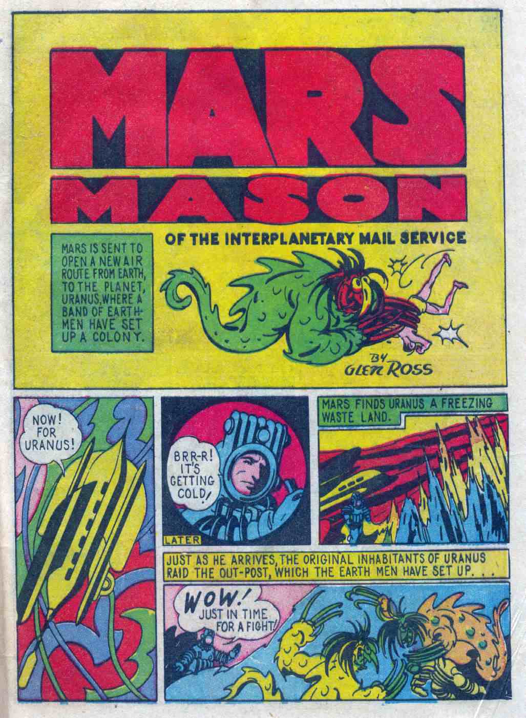 PANELOLOGICAL PANTHEON: "Mars" Mason in: "Now--For Uranus!" from Speed ...