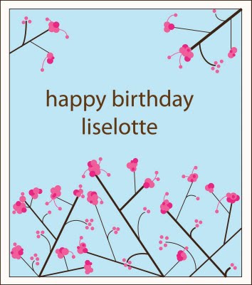 Team Vang: Happy Birthday Liselotte!!!
