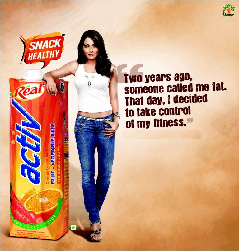 Bipasha Basu -Brand ambassador for Real Activ - Bizdom