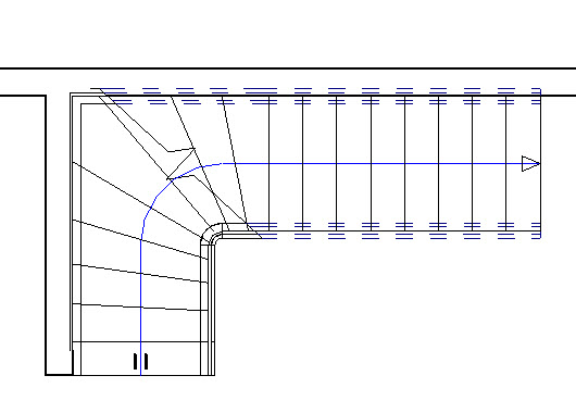 Revitez!: Balancez! un escalier quart tournant