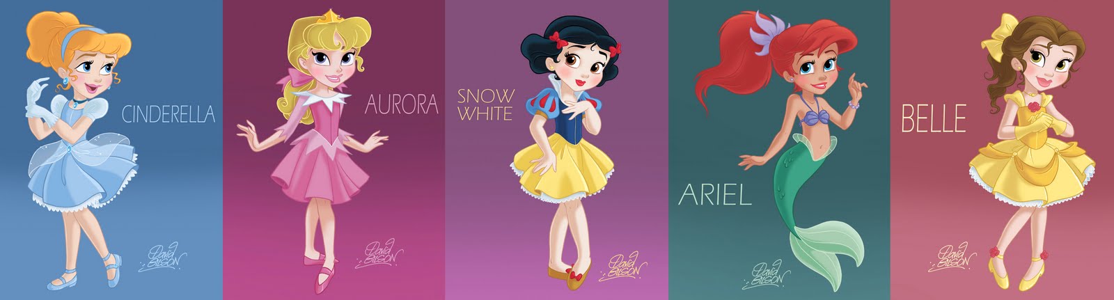David Gilson: Mes petites Princesses Disney...