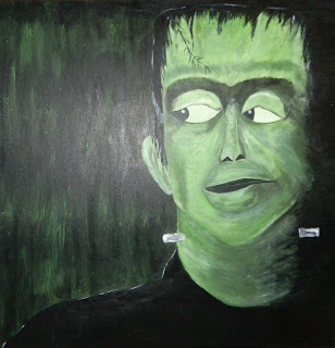 POP: Herman Munster Painting