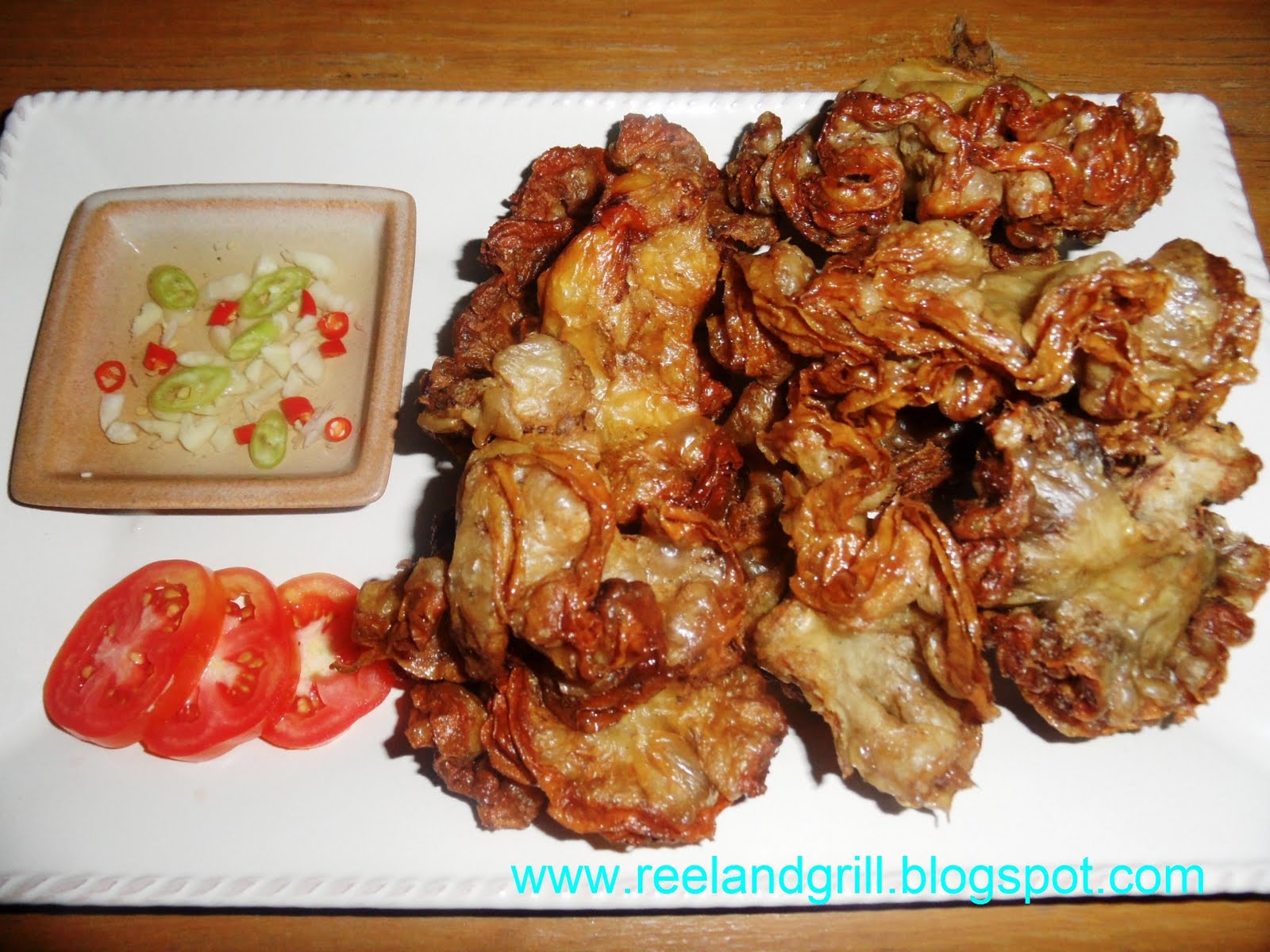 Reel and Grill: Tsitsaron or Chicharon Bulaklak (Deep Fried Pork Mesentery)