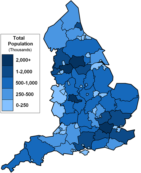England!: Population