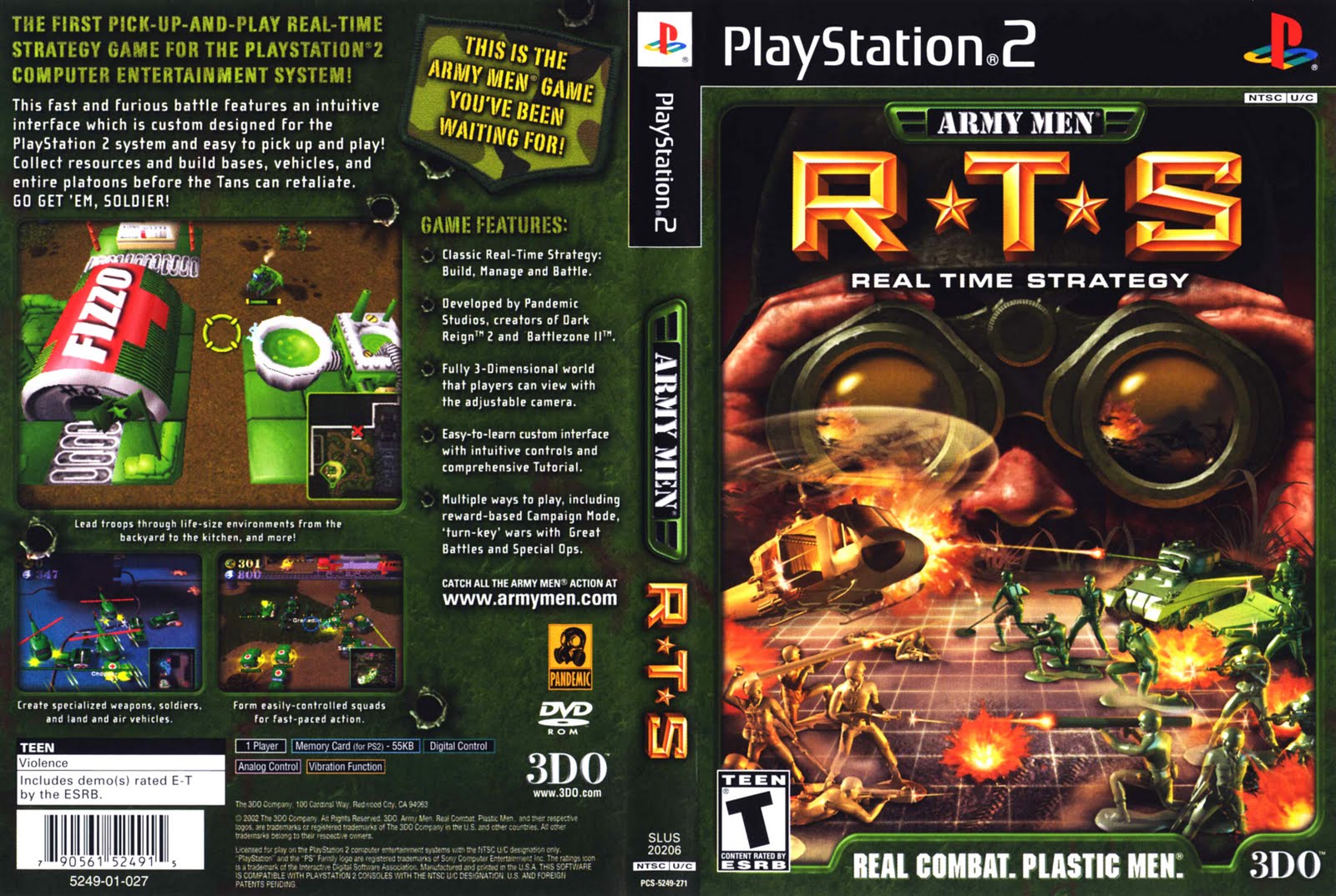 Army Men RTS - PS2 | Coves free