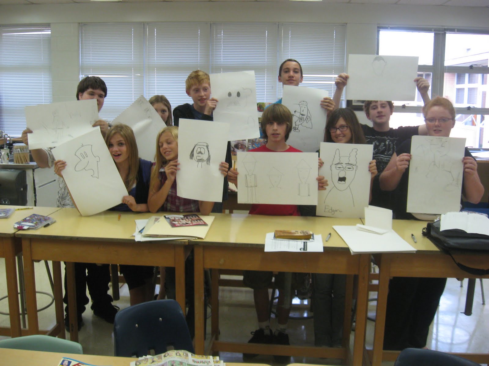 Rowe Junior High ART BLOG: Cartoonist Club