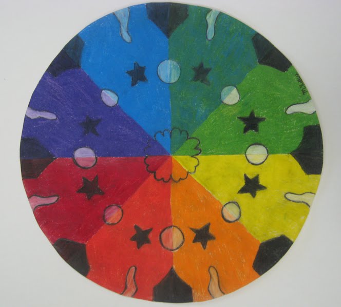 Rowe Junior High ART BLOG: Creative Color Wheels