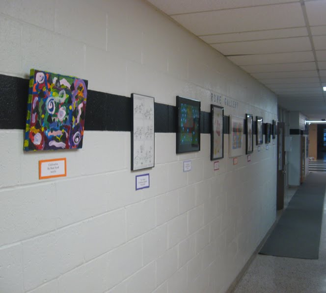 Rowe Junior High ART BLOG: The Rowe Gallery