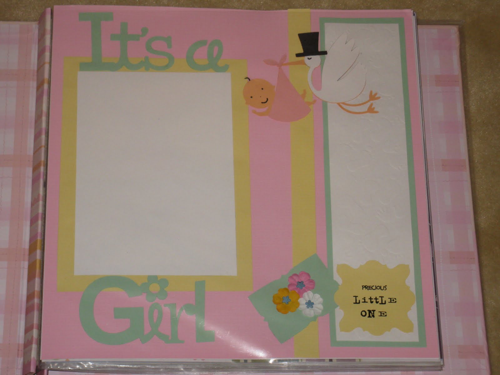 My passion 4 scrapbooking: My first baby scrapbook!