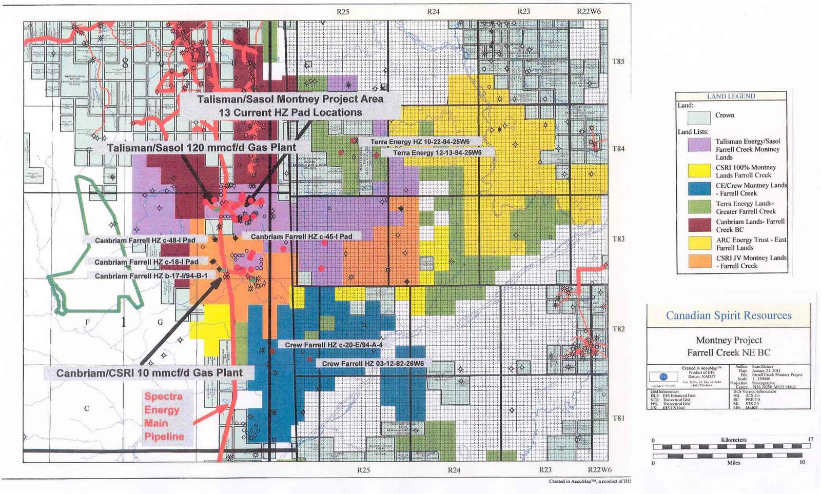 Natural Gas Post!: Updated Montney Shale Map