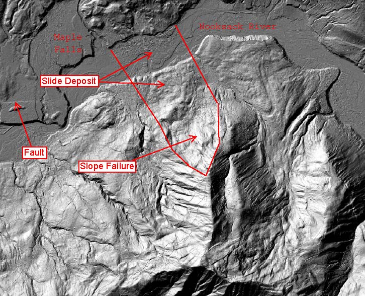 Reading the Washington Landscape: Slide Mountain Landslide on the North ...