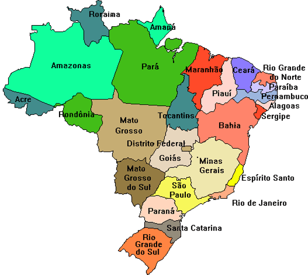 Amigos do Planeta Terra: Mapas do Brasil