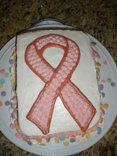 have your cake... and eat it too: breast cancer awareness cake
