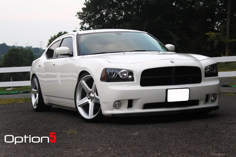 OPTION 5 WHEELS: White Charger on Model 5's