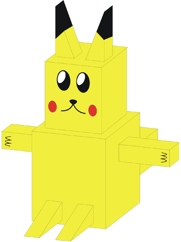 Ed Silva Designer: Paper Toy 'Pikachu'