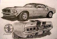 classiccars.drawing: 67 mustang