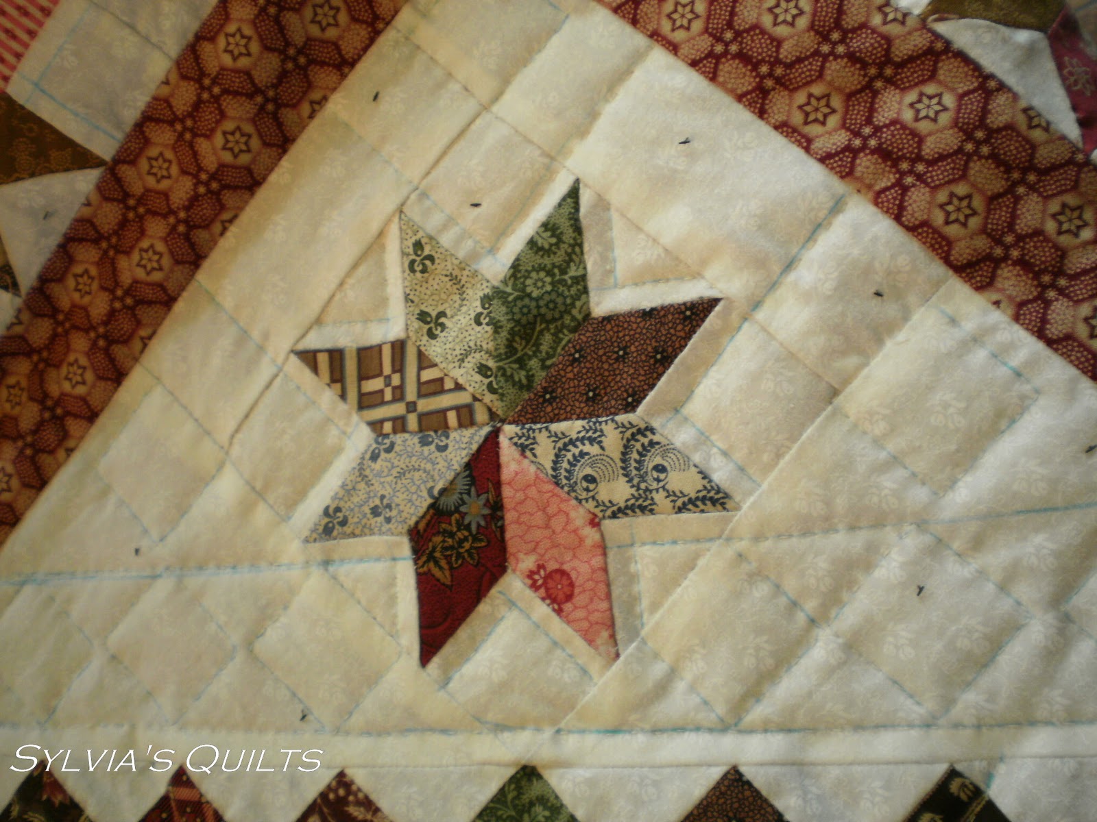 SYLVIA'S QUILTS: Ineens weer zin om iets door te quilten.