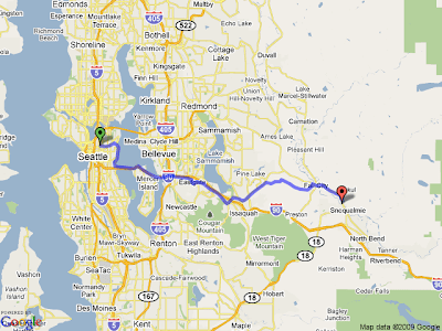 cycling in seattle: Seattle to Snoqualmie Falls And Back
