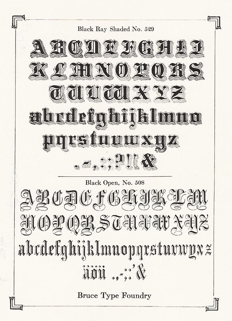 Lasting Impressions: Favorite Victorian Typefaces