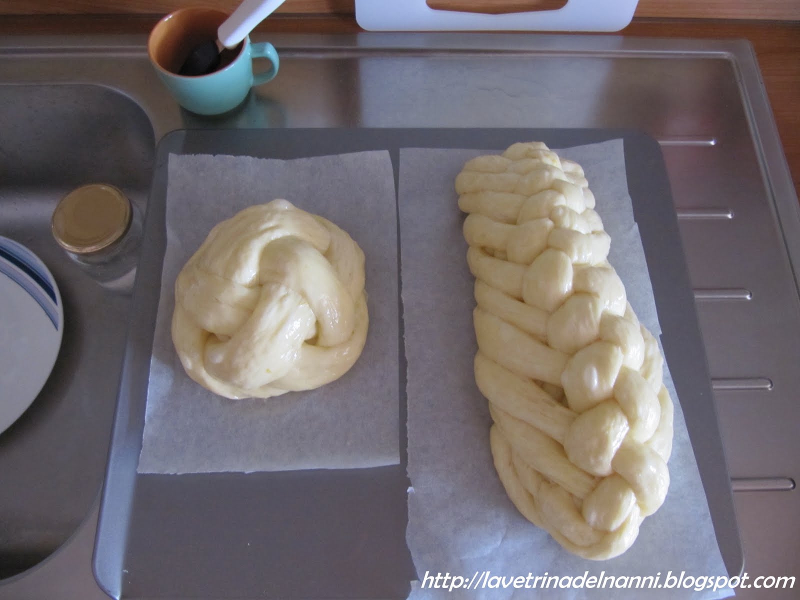 La vetrina del Nanni: Treccie di brioche allo yogurt